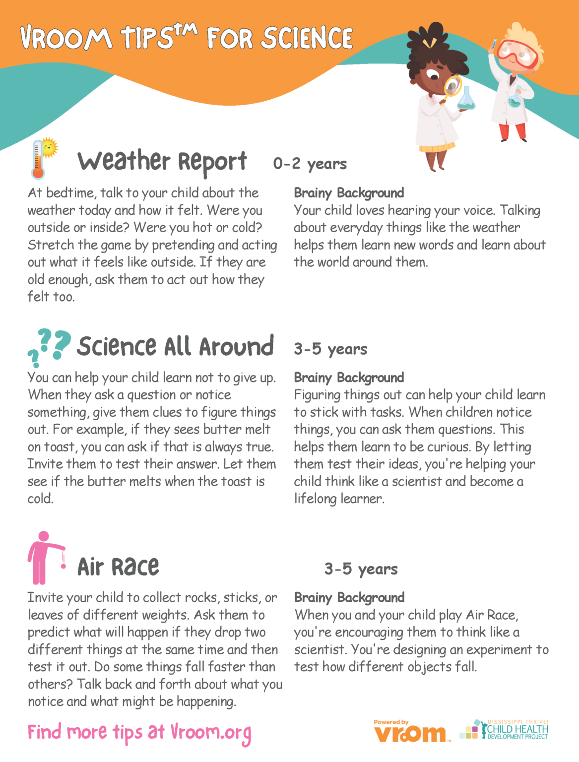 Vroom Tips for Skill Sets Landing Page – MS LIFT